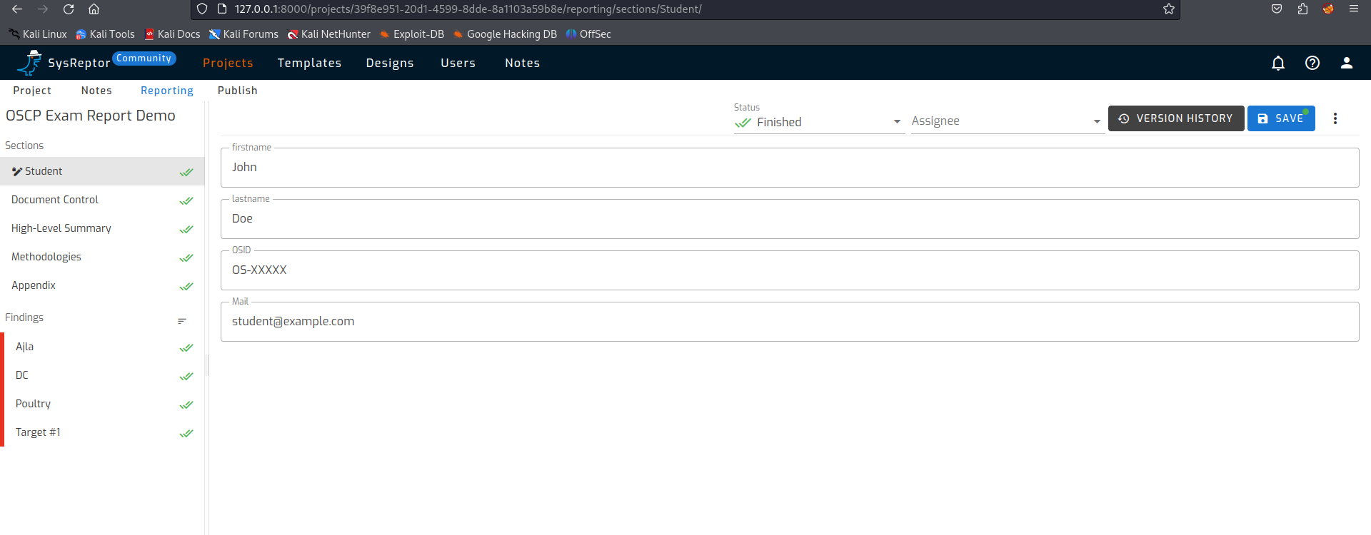 SysReptor another awesome reporting tool | eMVee