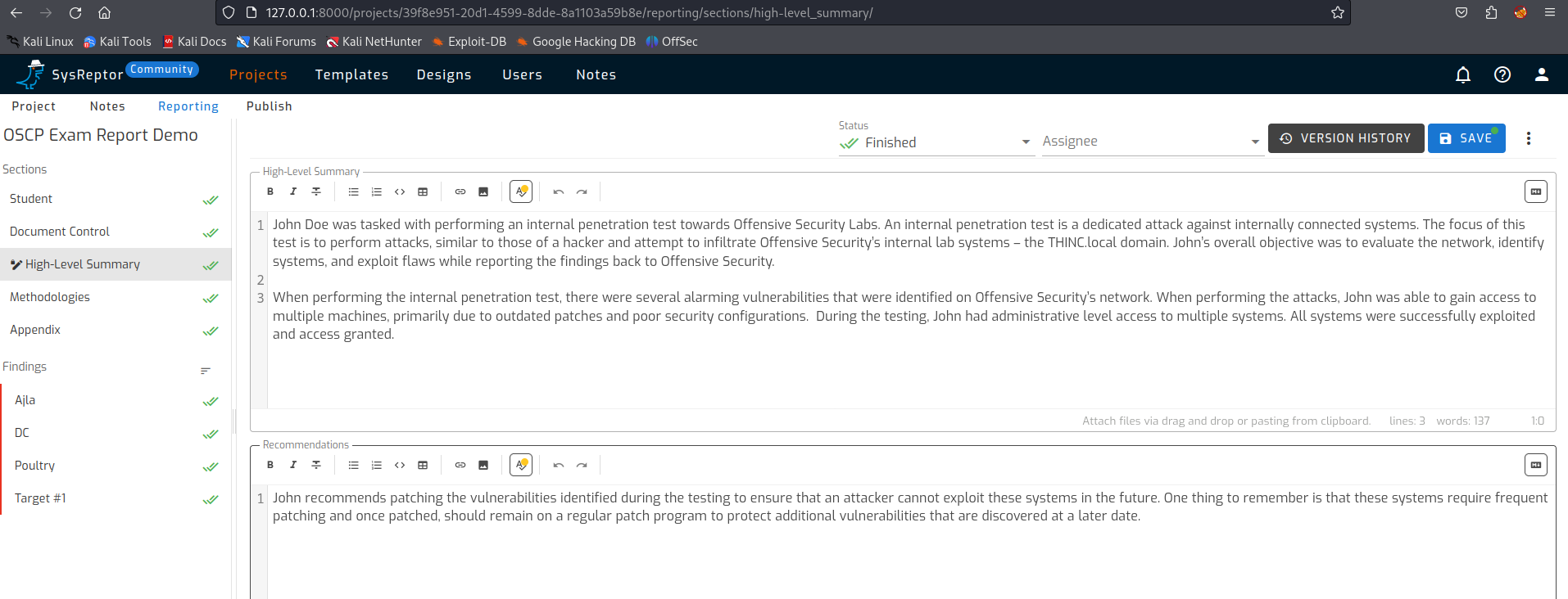 SysReptor another awesome reporting tool | eMVee