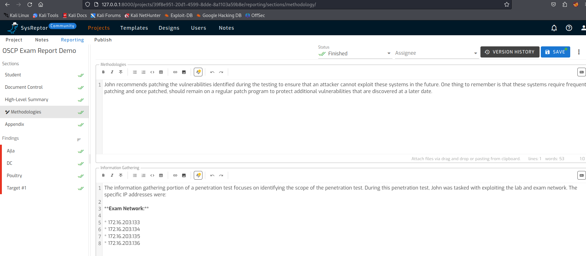 SysReptor another awesome reporting tool | eMVee