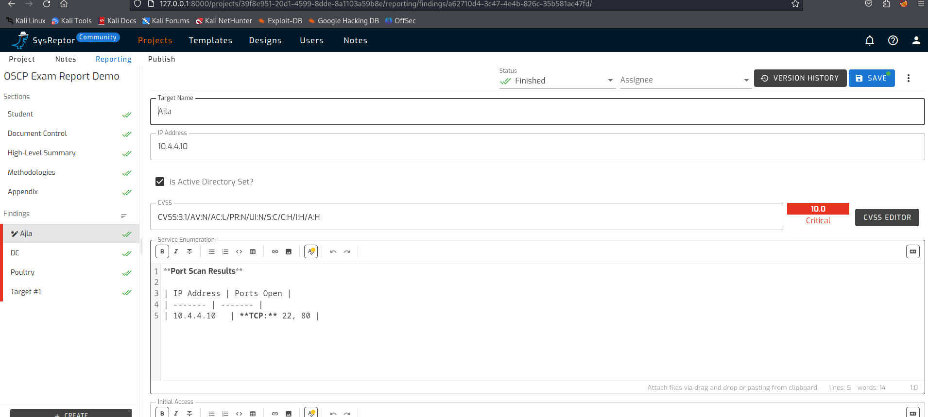 SysReptor another awesome reporting tool | eMVee