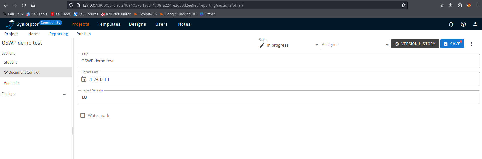 SysReptor another awesome reporting tool | eMVee